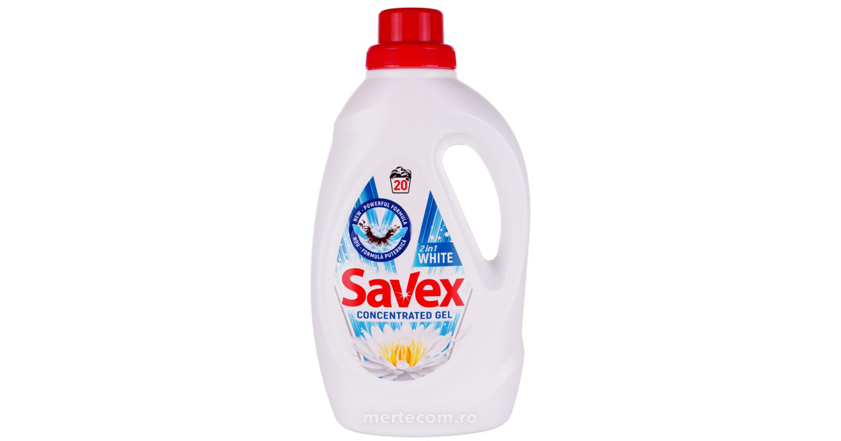 Detergent lichid pentru rufe Savex 1,1litri (white) - Mertecom.ro Detergent lichid pentru rufe Savex 1,1litri (white) - Mertecom.ro